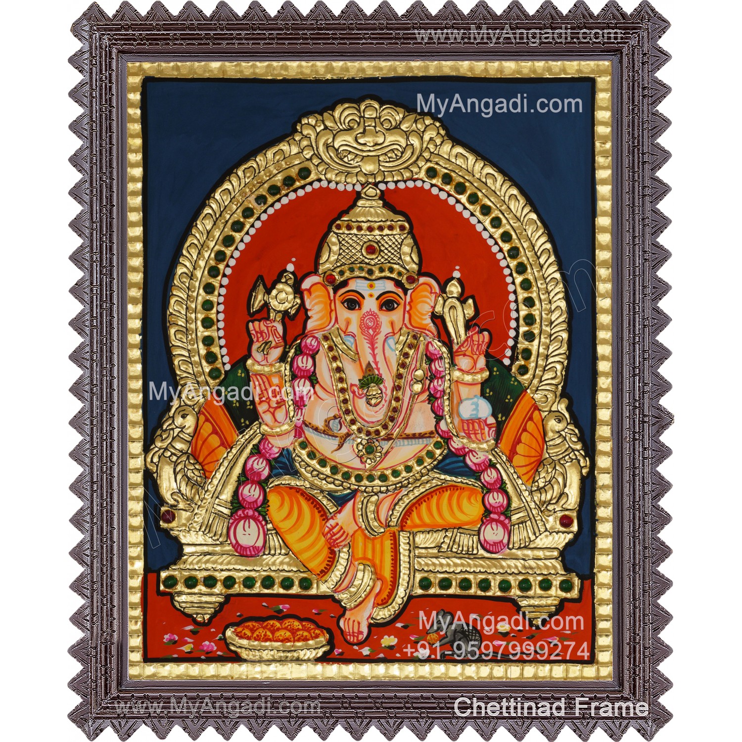Ganapathi Tanjore Painting Tanjore Painting
