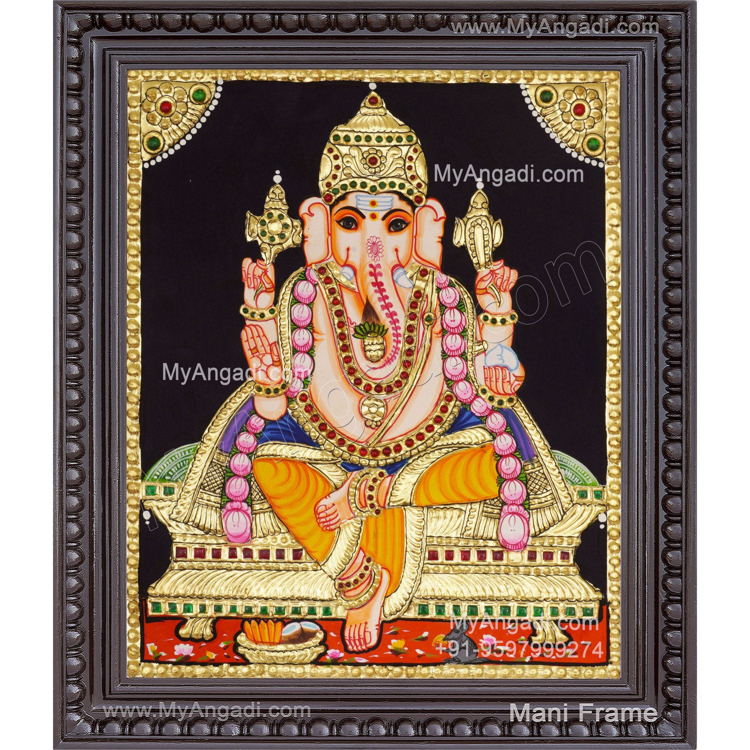 Ganapathi Tanjore Painting
