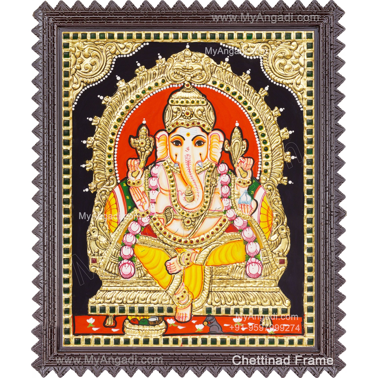 Ganesha Tajore Paintings
