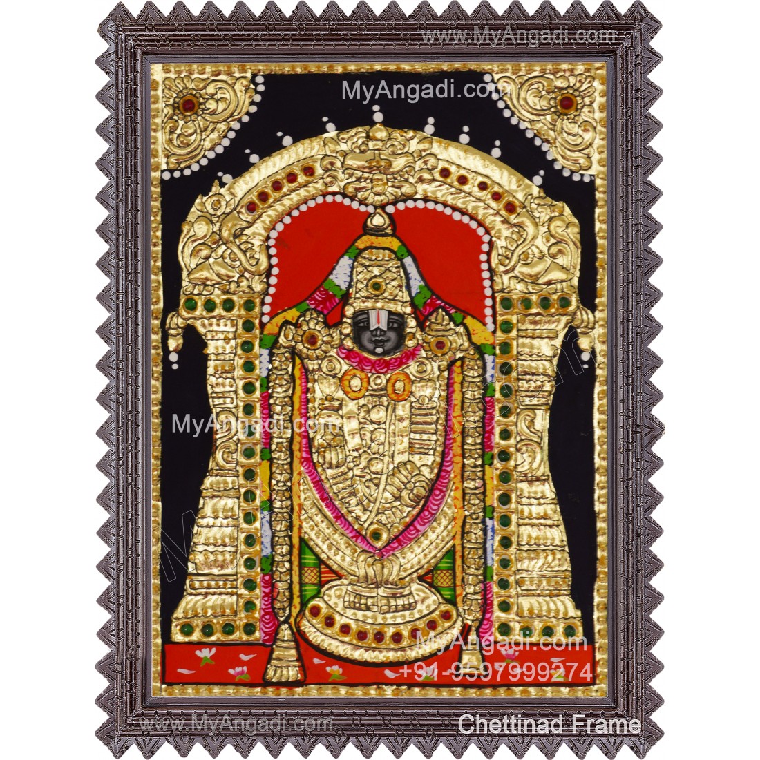 Venkatachalapathy Tanjore Painting