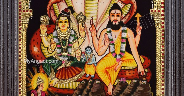 Jamadagni Munivar Renuka Devi Tanjore Painting