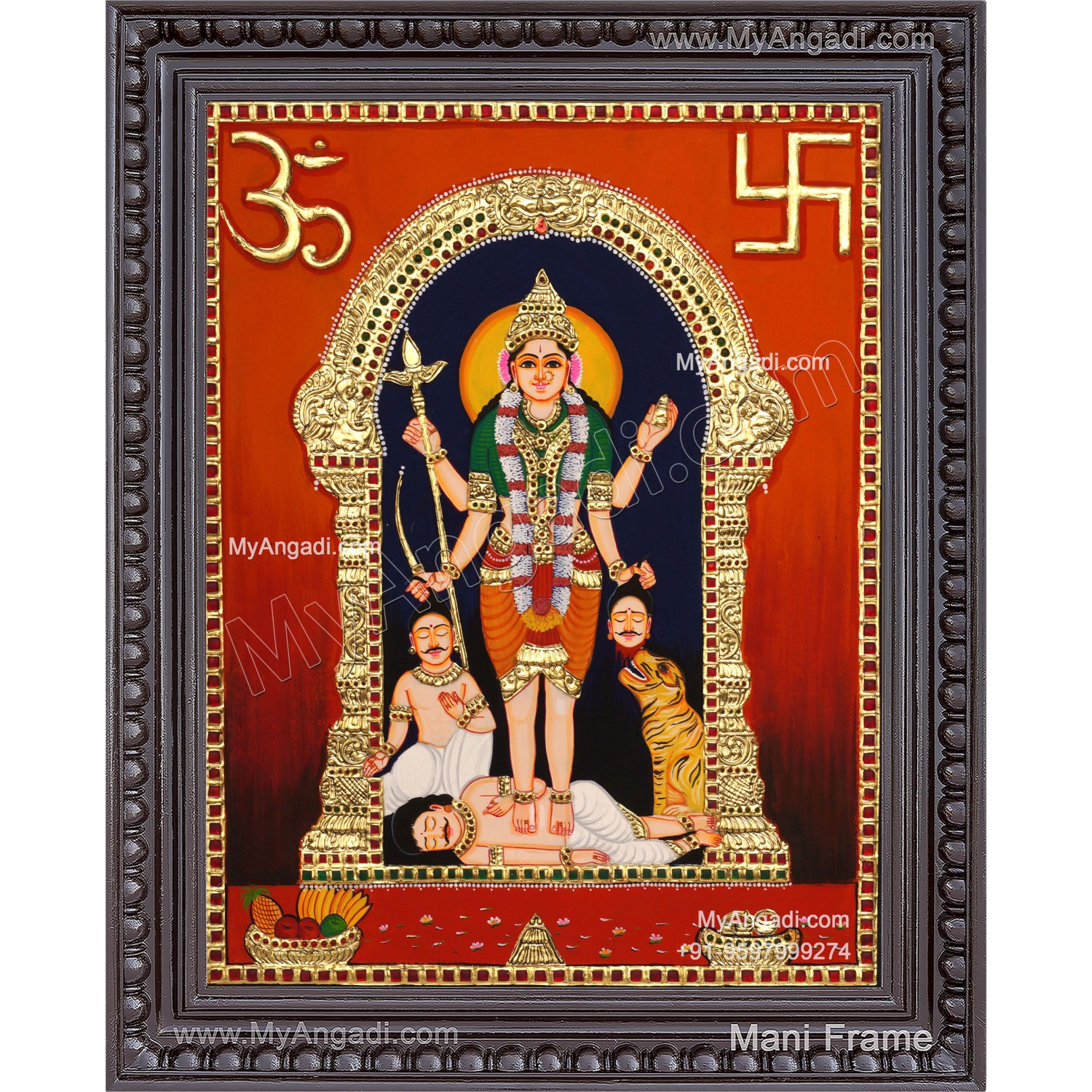 Shri Mahalasa Narayani Tanjore Painting