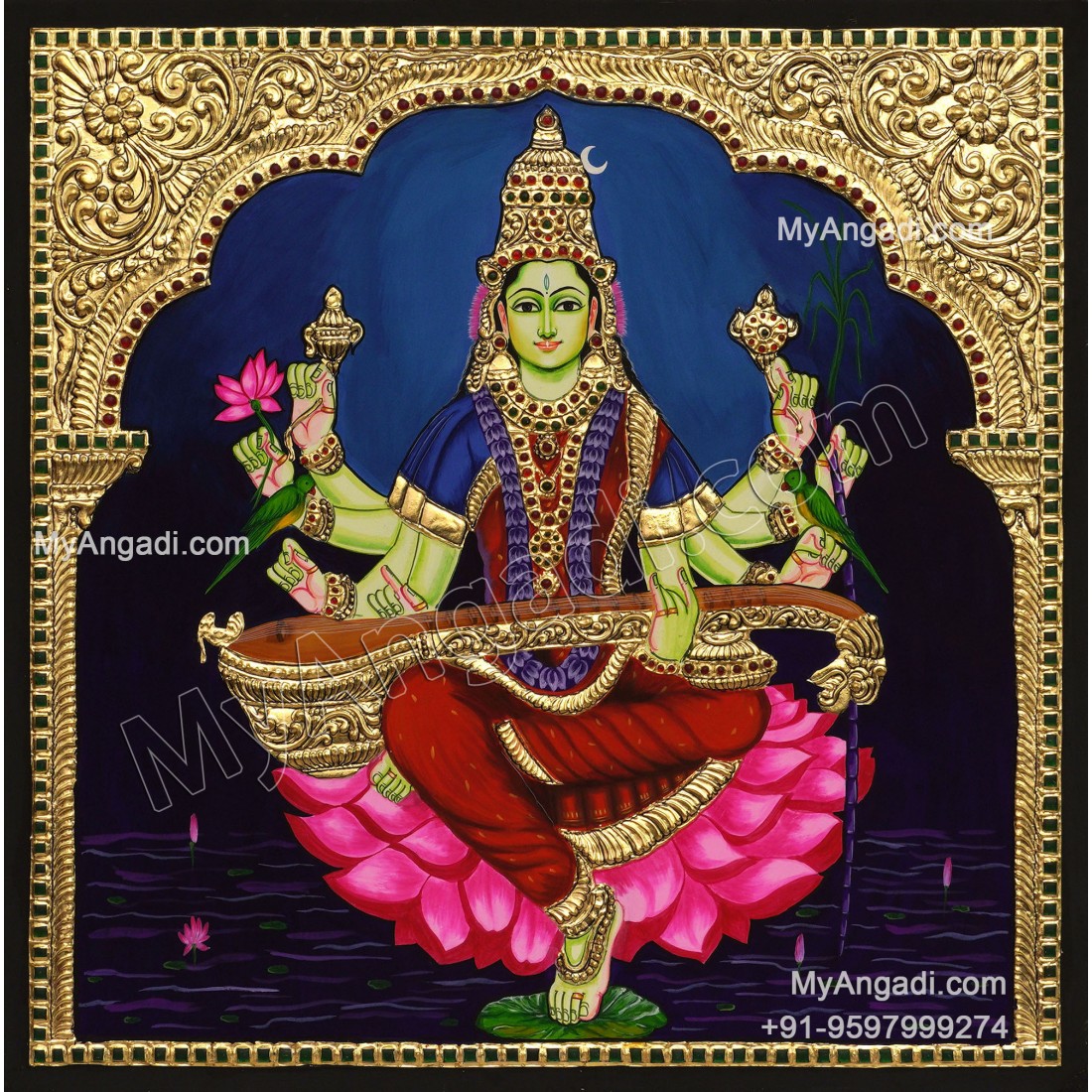 Raja Mathangi Tanjore Paintings