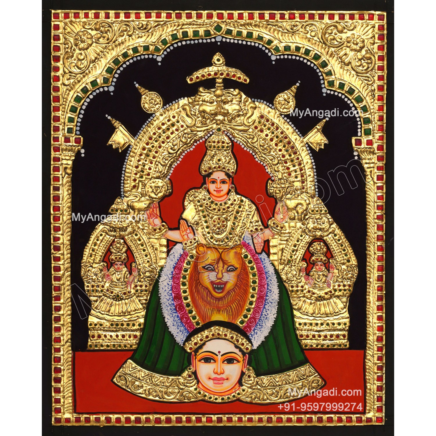 Kollur Mookambigai Tanjore Paintings