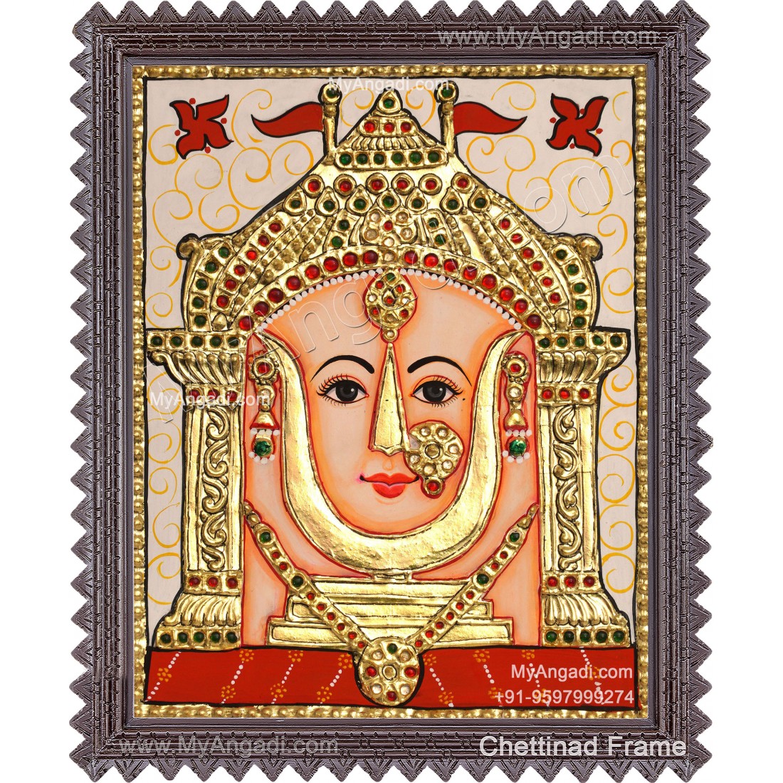 Rani Sati Dadi Ji Tanjore Paintings - MyAngadi.com