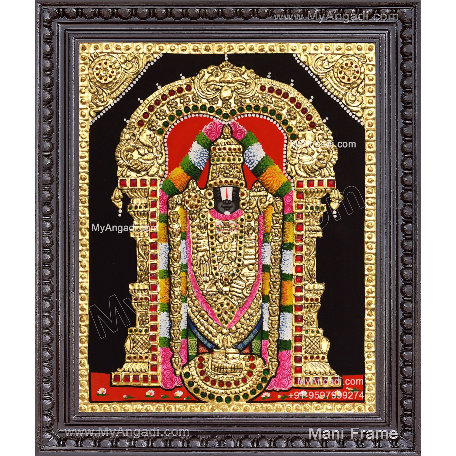 Venkateshwara Swamy Tanjore Painting