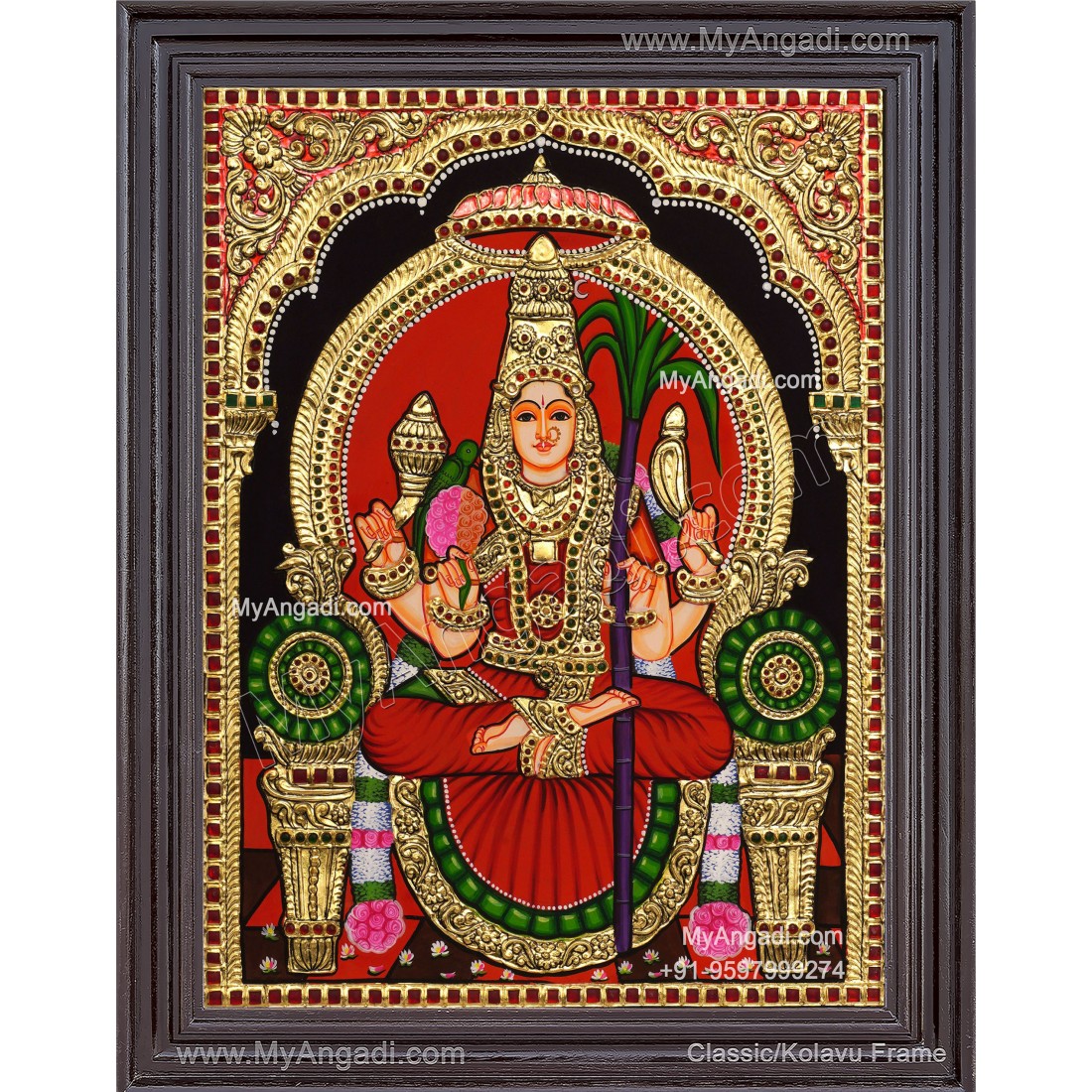 Kamatchi Amman Tanjore Paintings