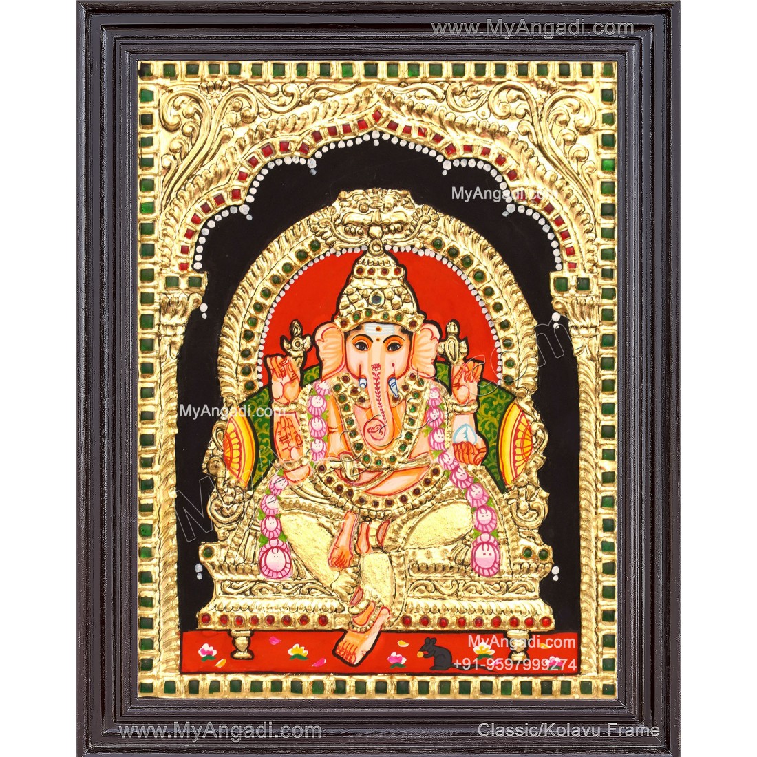 Pillaiyar Tanjore Paintings