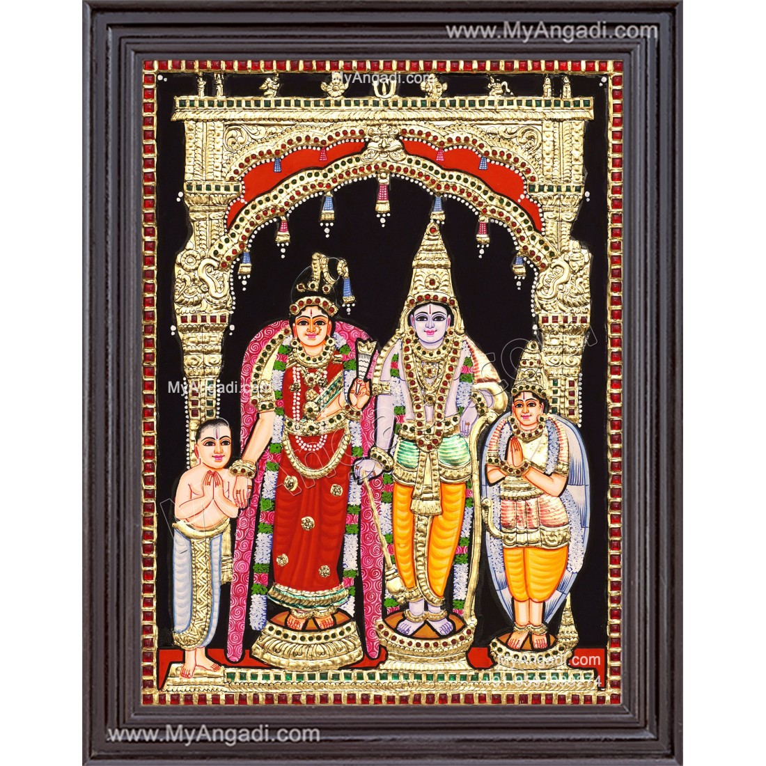 Andal Ranga Mannar Tanjore Painting