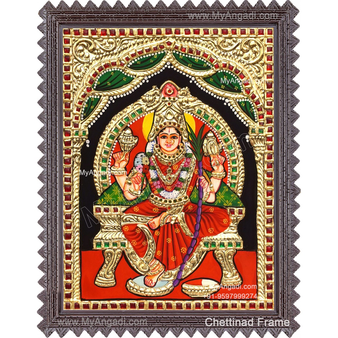 Kamatchi Amman Tanjore Paintings