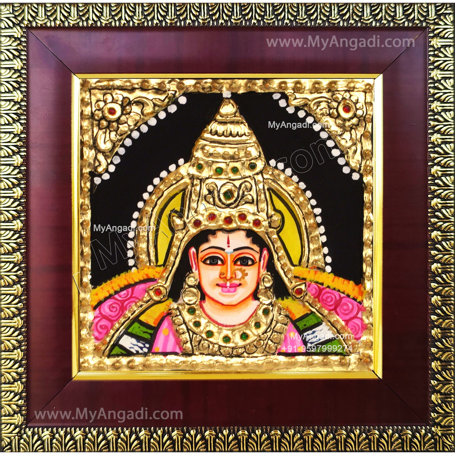 Small Lakshmi Tanjore Paintings