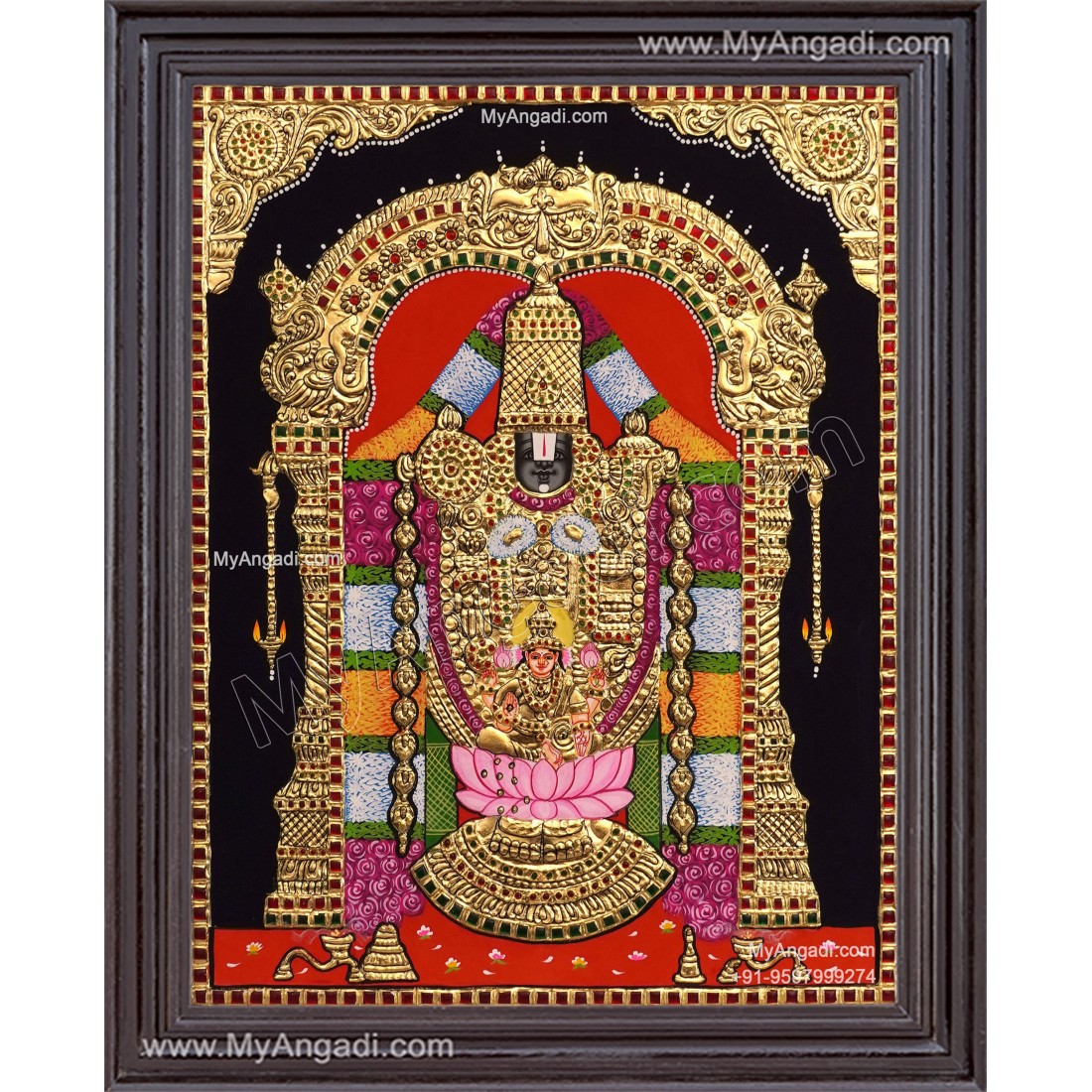 Balaji Lakshmi Tanjore Paintings