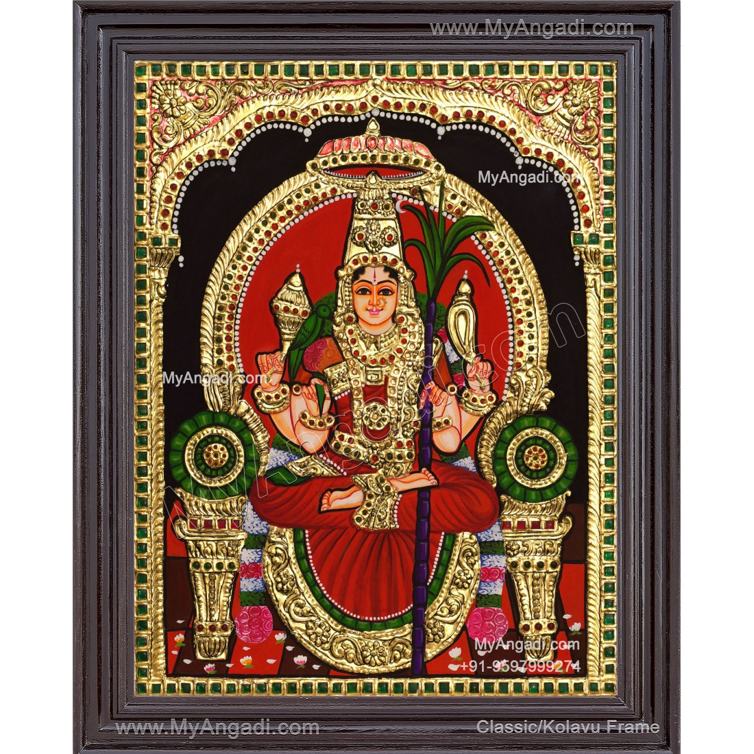 Lalitha Kamatchi Tanjore Painting Tanjore Painting - Buy Tanjore ...