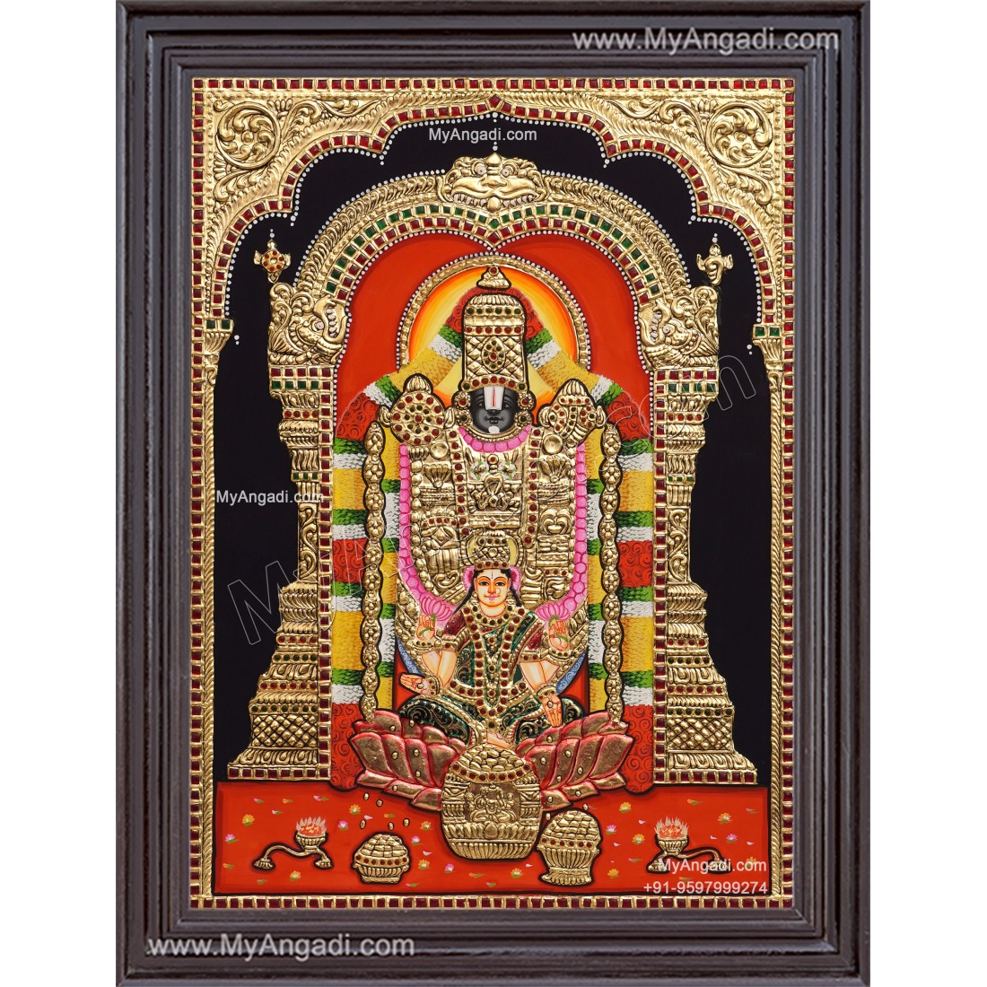 Balaji Lakshmi Tanjore Paintings