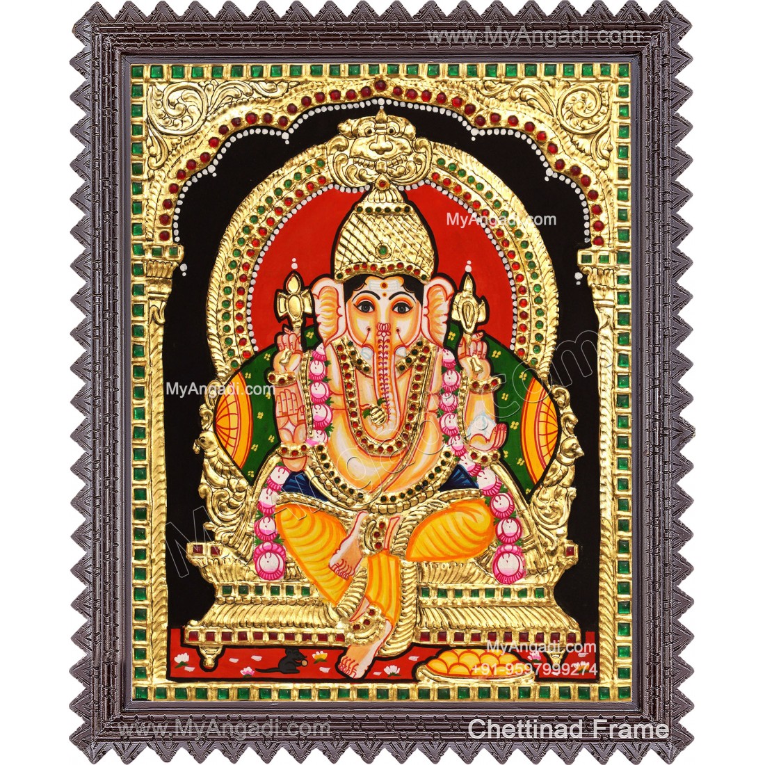 Vinayagar Tanjore Painting