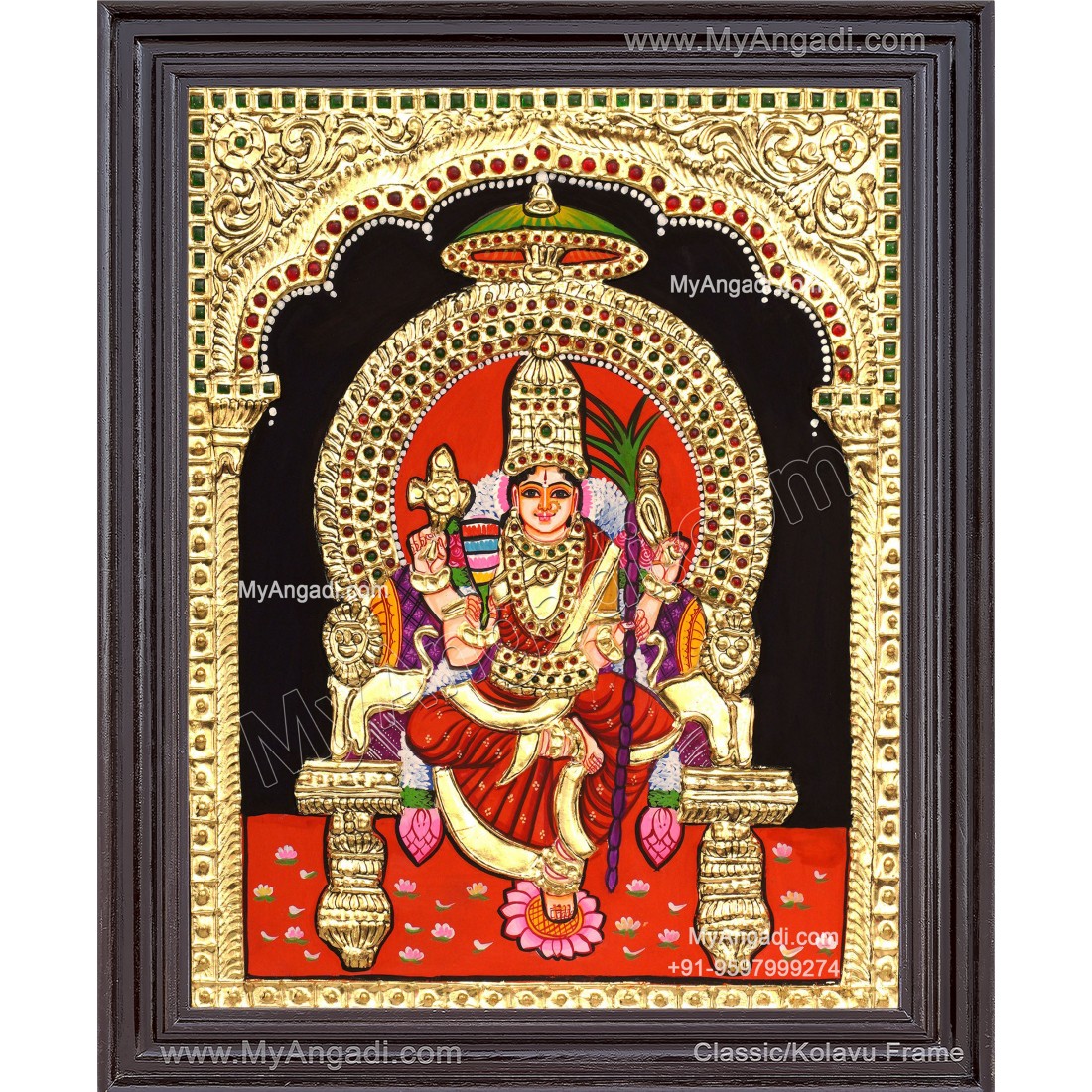 Lalitha Devi Tanjore Painting - Buy Tanjore Paintings Online Shopping ...