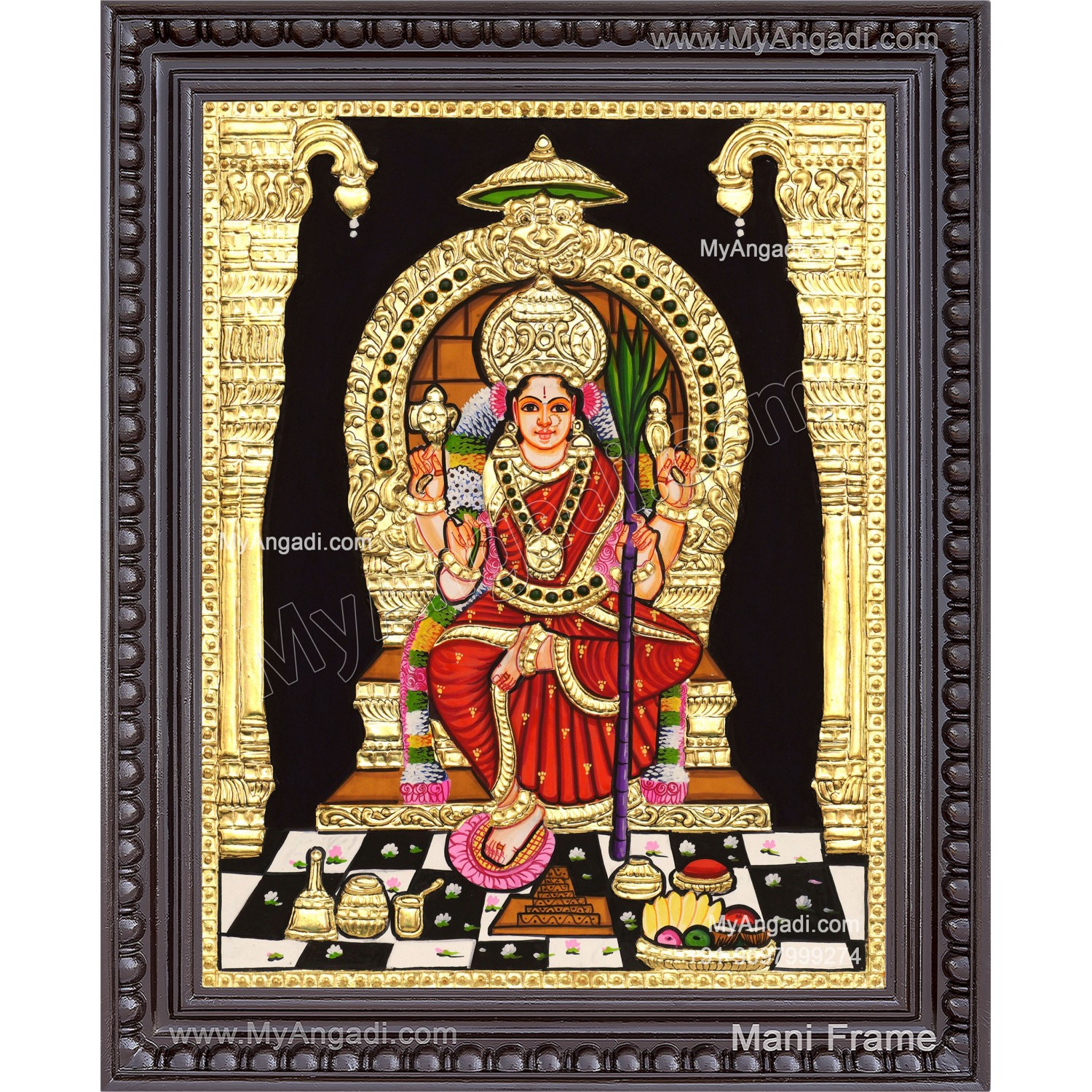 Lalitha Devi Tanjore Painting - Buy Tanjore Paintings Online Shopping ...