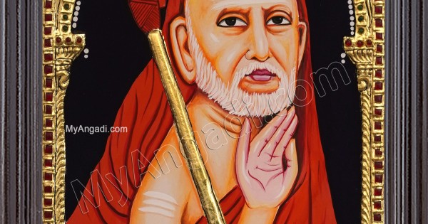 Kanchi Maha Periyavar Tanjore Painting, Buy Kanchi Maha Periyavar ...