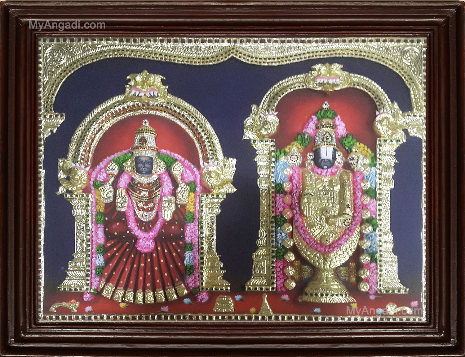 Lord Venkateswara And Padmavathi