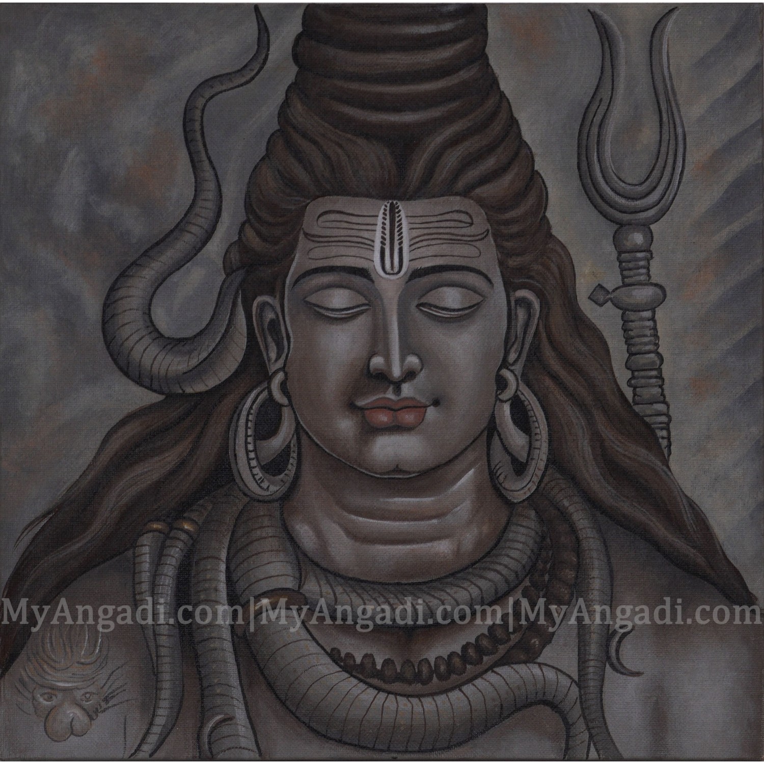 Lord Shiva Mural Painting