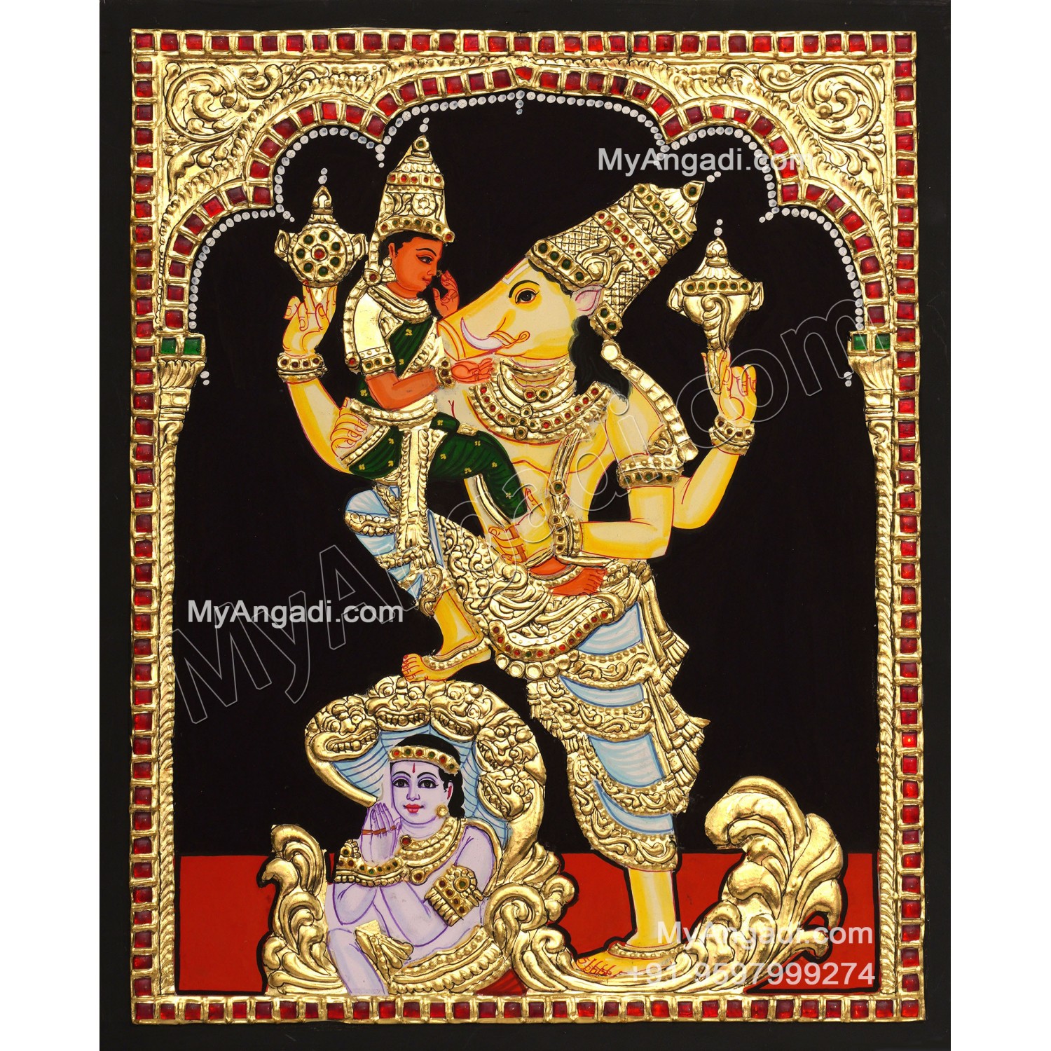 Varagur Perumal Tanjore Painting