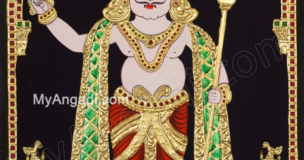 Anthiyur Gurunatha Swamy Tanjore Painting