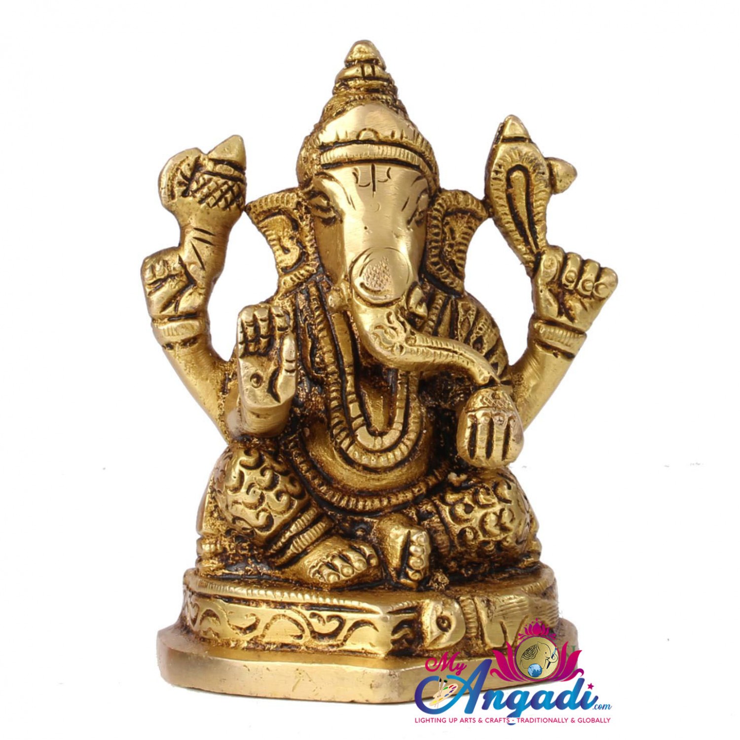 vinayagar Brass Statue- MyAngadi.com