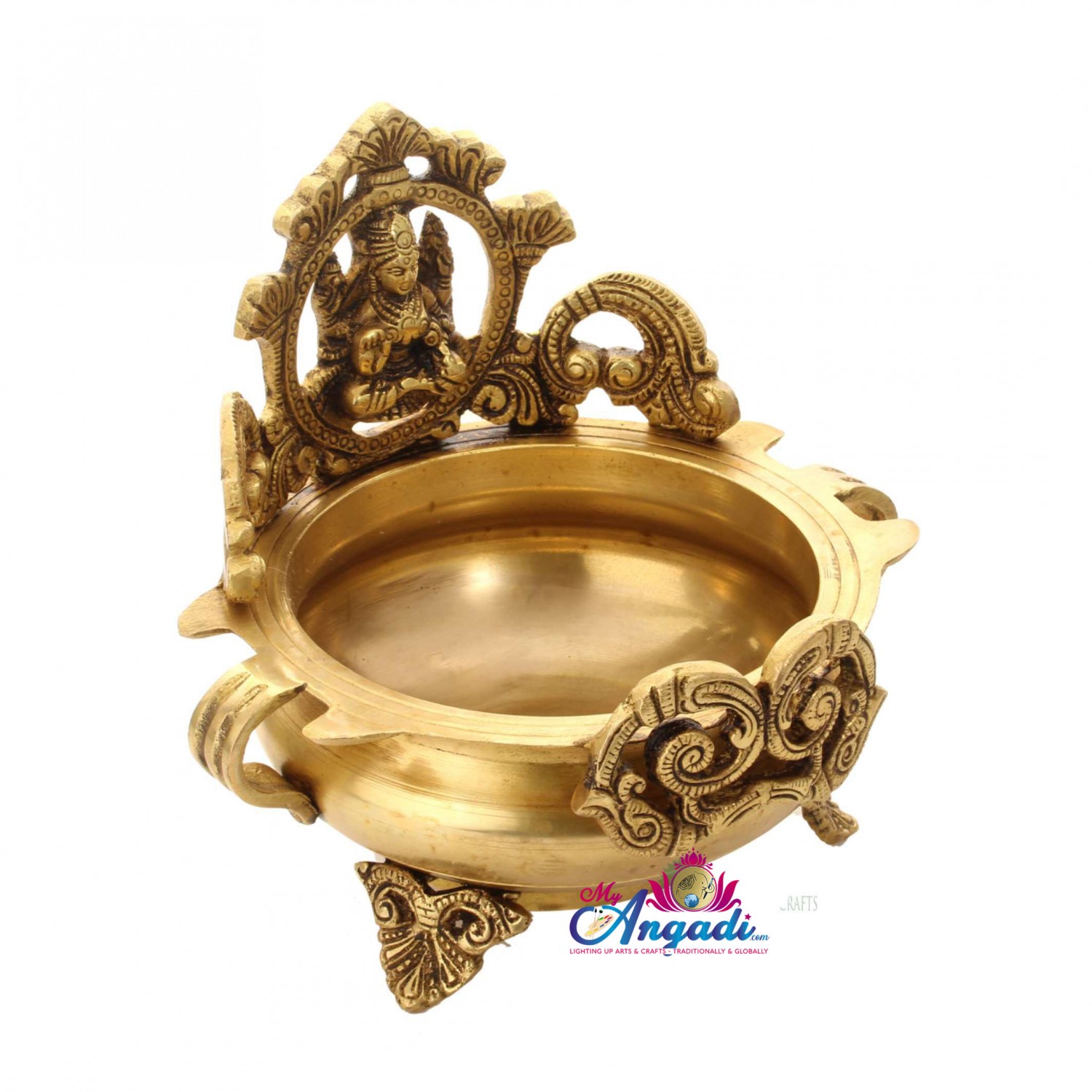 Brass Lakshmi Uruli - MyAngadi.com