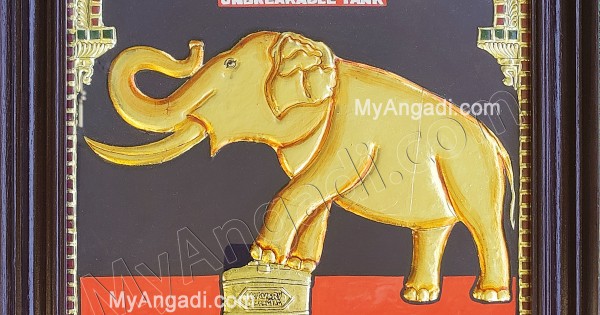 Logo Kavery Premium Unbreakable Tank Tanjore Painting