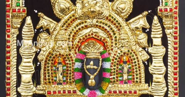Manjunatha Swamy 3D Tanjore Painting