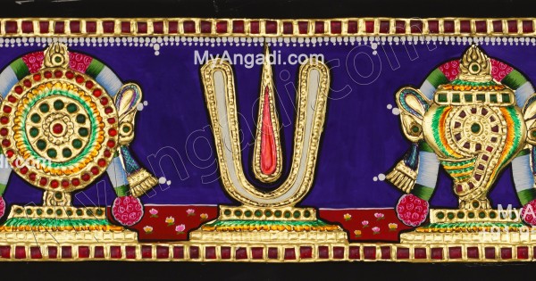 Sangu Chakram Namam Tanjore Paintings
