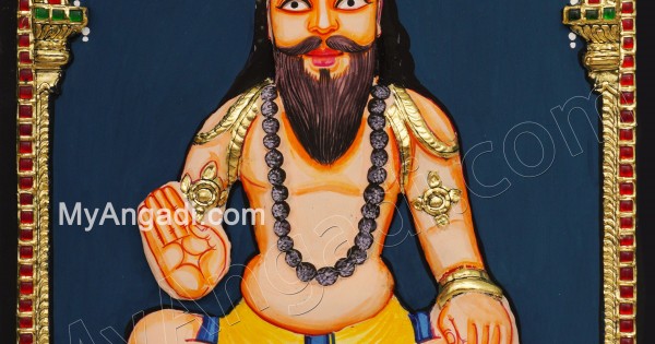 Muniyappan 3D Tanjore Painting