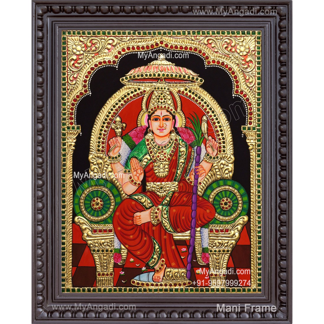 Lalitha Devi Tanjore Painting - Buy Tanjore Paintings Online Shopping ...