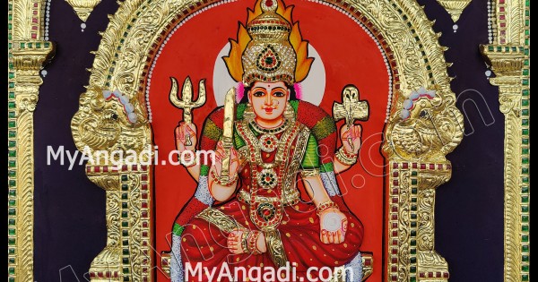 Mell Maruvathur Angala Parameshwari Amman Tanjore Paintings