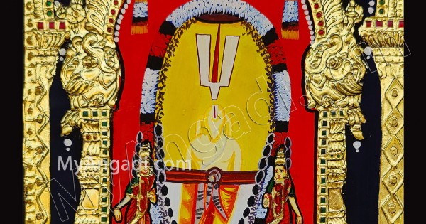Sri Simhadri Appanna Tanjore Painting, Buy Sri Simhadri Appanna Tanjore ...