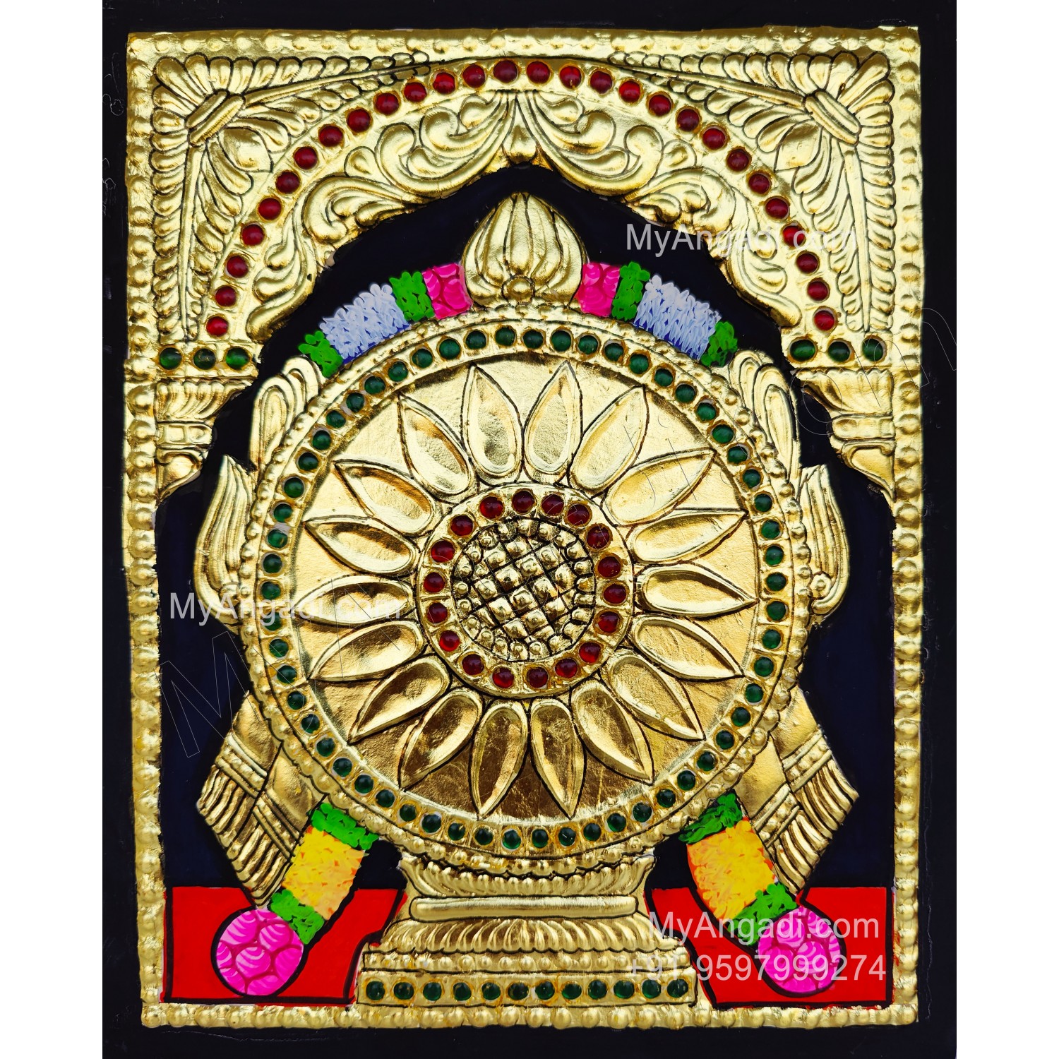 Small Sangu Tanjore Paintings