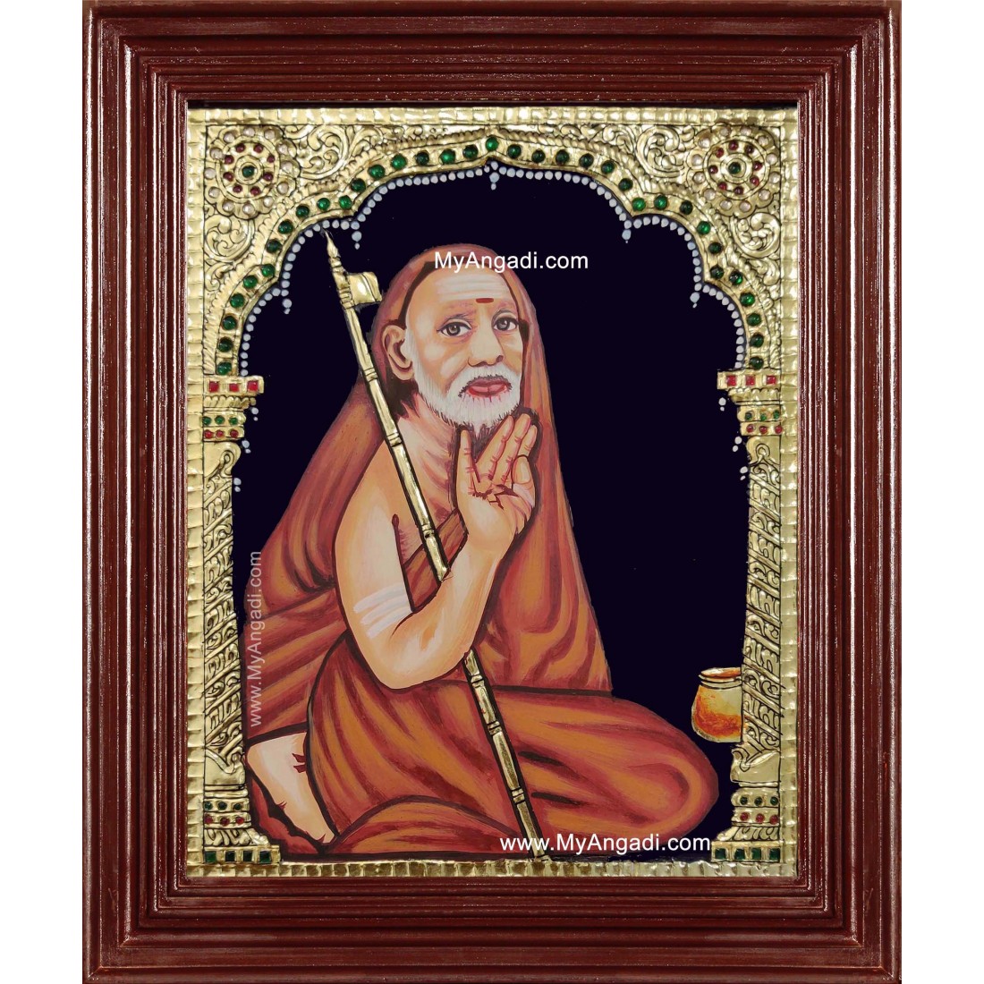 Kanchi Maha Periyavar Tanjore Painting, Buy Kanchi Maha Periyavar ...