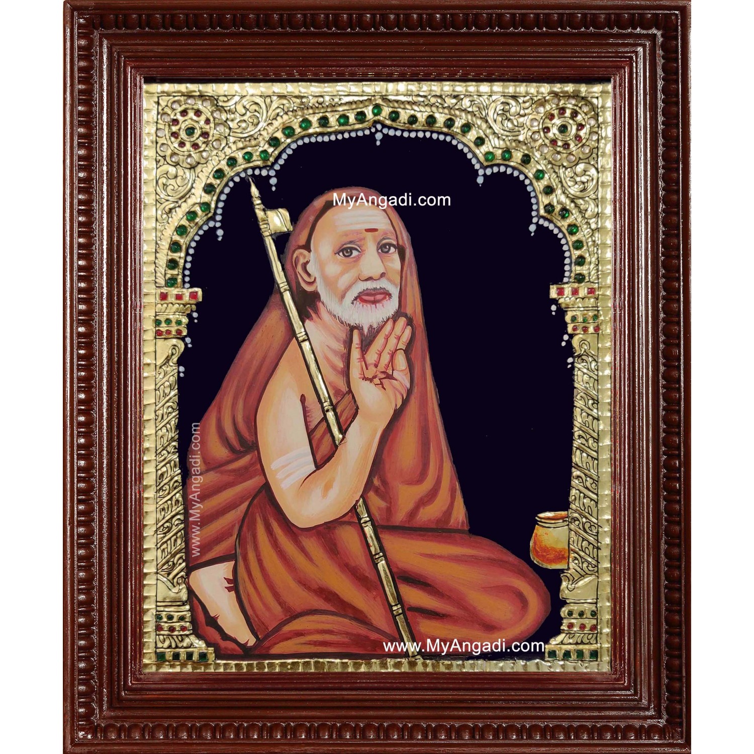 Kanchi Maha Periyavar Tanjore Painting, Buy Kanchi Maha Periyavar ...