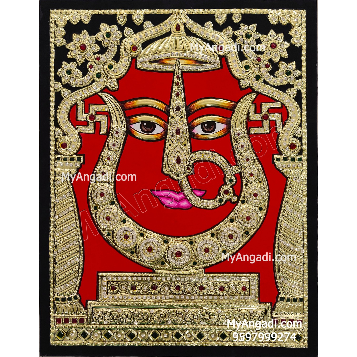 Rani Sati Dadi Ji Tanjore Paintings - MyAngadi.com