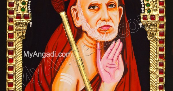 Kanchi Maha Periyavar Tanjore Painting, Buy Kanchi Maha Periyavar ...