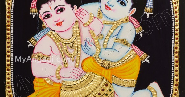 Krishnar Balaraman Tanjore Paintings