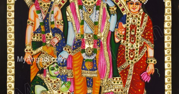 Ram Parivar Tanjore Painting