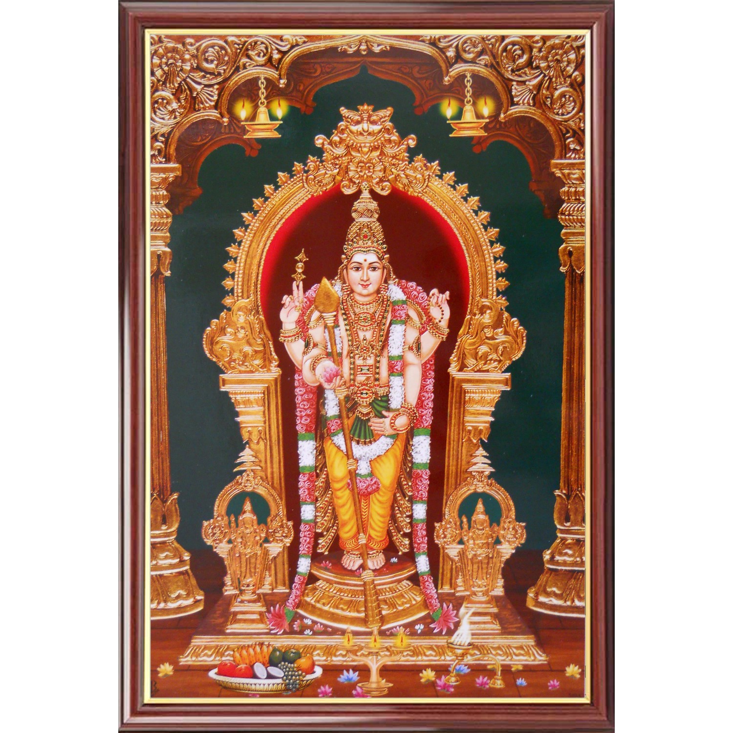 Lord Murugan Photo Frame Big