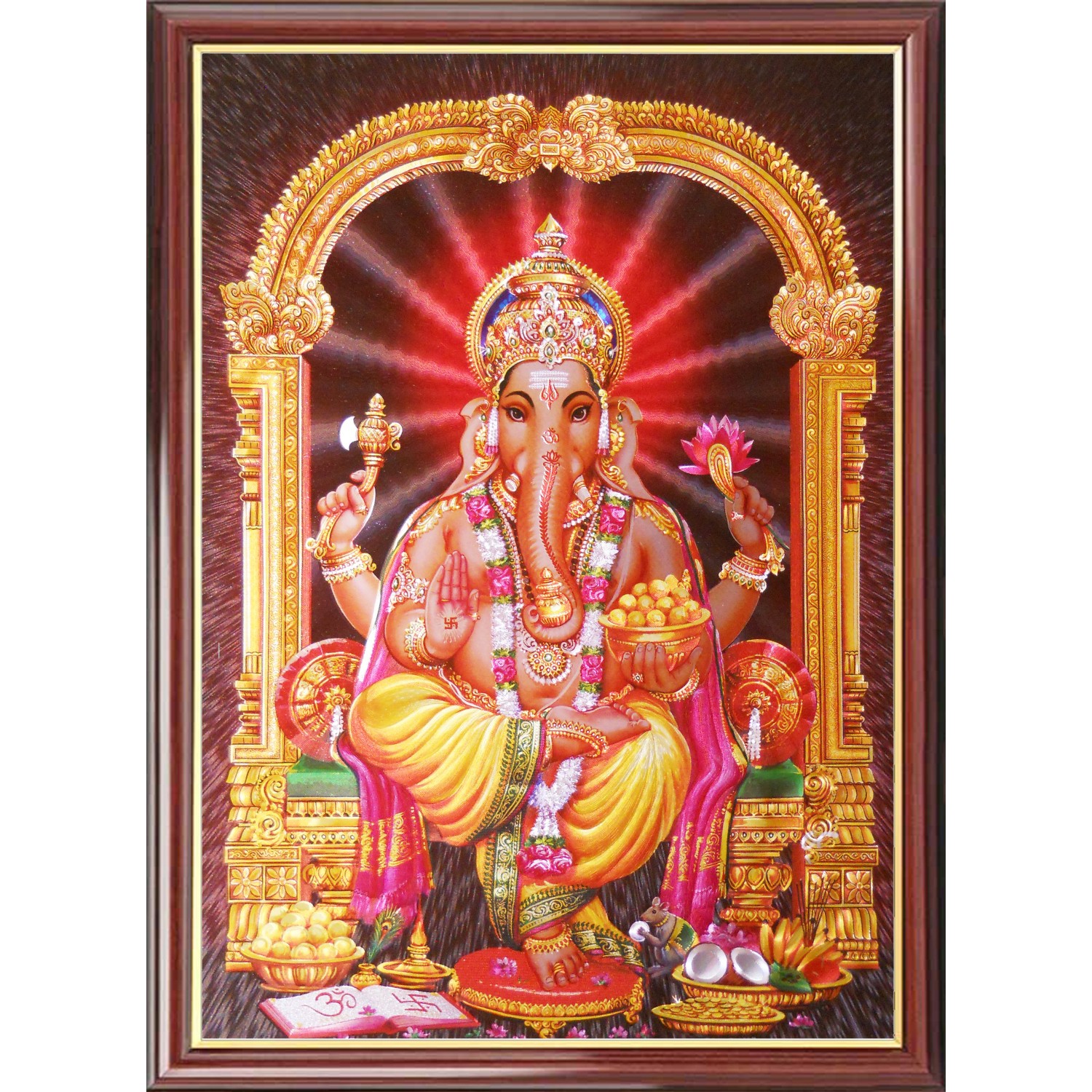 Lord Ganesha Photo Frame Big