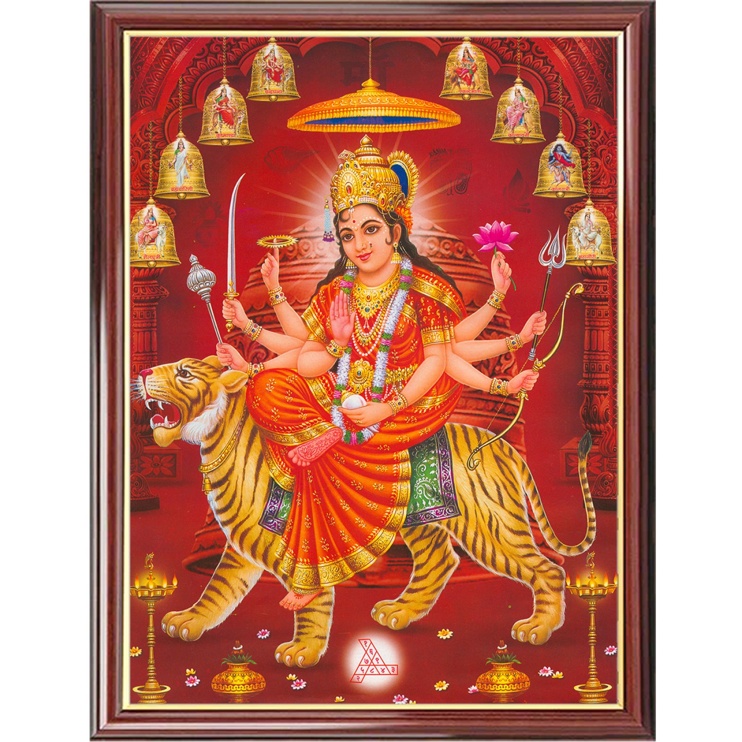 Goddess Durga Photo Frame
