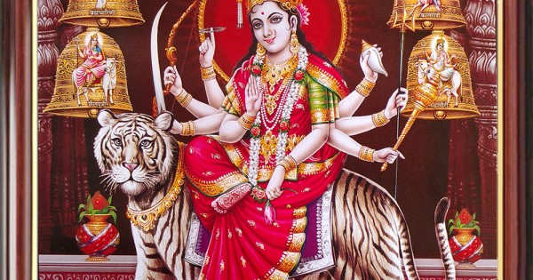 Goddess Durga Photo Frame