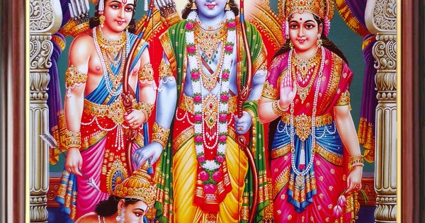 Ramar Sita Lakshmanan Hanuman Photo Frame