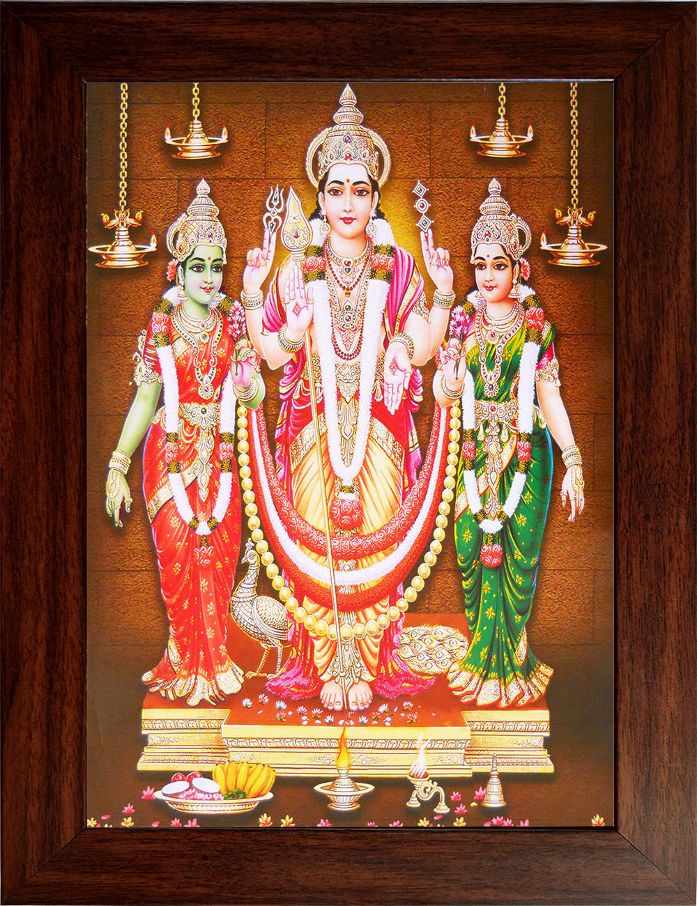 Lord Murugan With Valli Wallpapers