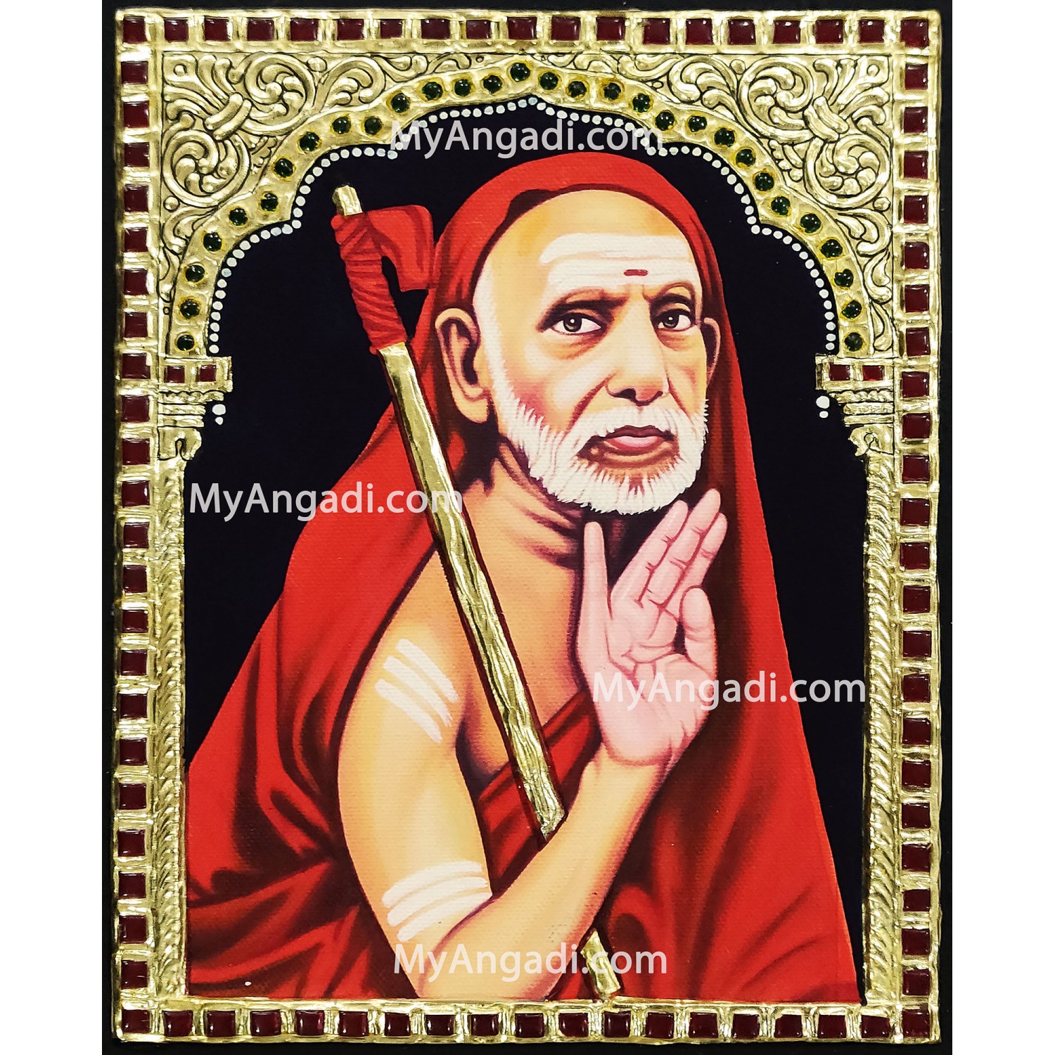 Kanchi Maha Periyavar Tanjore Painting, Buy Kanchi Maha Periyavar ...