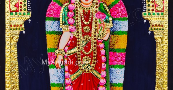 Aandal Tanjore Painting, Andal Tanjore Painting